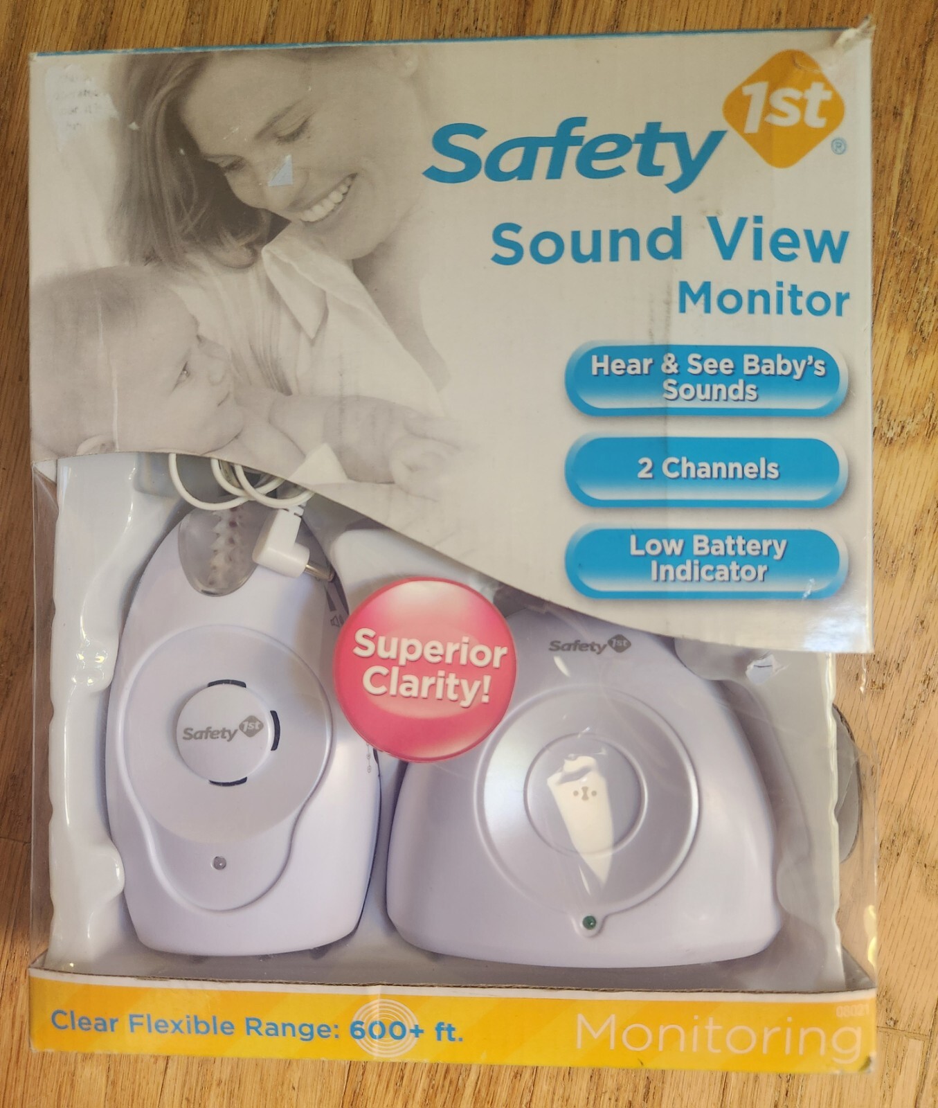 Safety 1st Sound View Monitor 08021 2-channel Baby Monitoring System ...