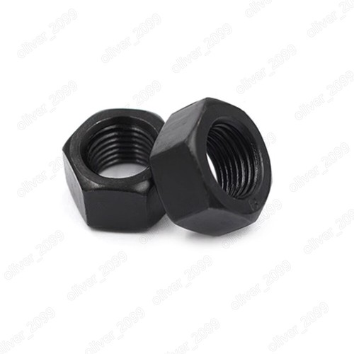Left Hand Thread Black 10.9 Steel Hexagon Nuts Hex Nuts M8 M10 M12 M14 ...