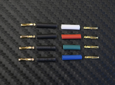 24K GOLD plated Sn-P bronze CARTRIDGE CONNECTOR CLIPS & TUBES for pins ...