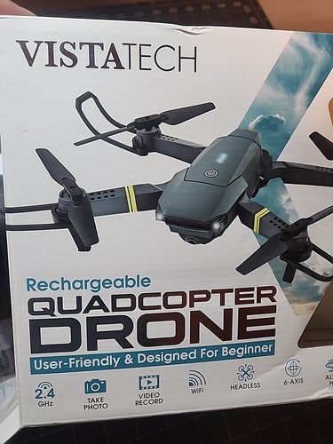 VISTATECH RECHARGEABLE QUADCOPTER DRONE - Stream live video to your smart device 841437134476| eBay