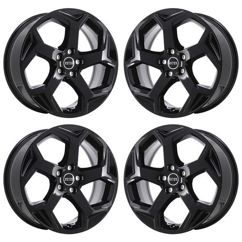 20" LAND ROVER RANGE ROVER GLOSS BLACK WHEELS RIMS FACTORY OEM 72310 ...
