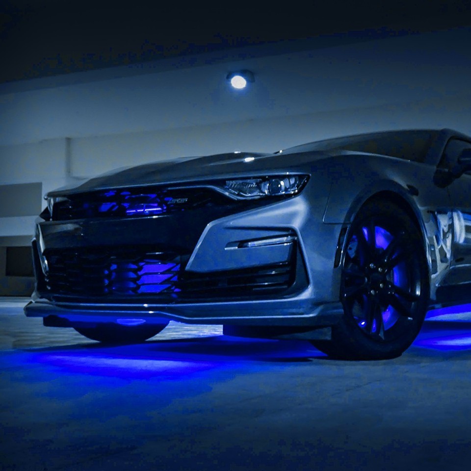 8X Blue LED Rock Light Offroad Underglow Neon Lights For ATV UTV SUV ...