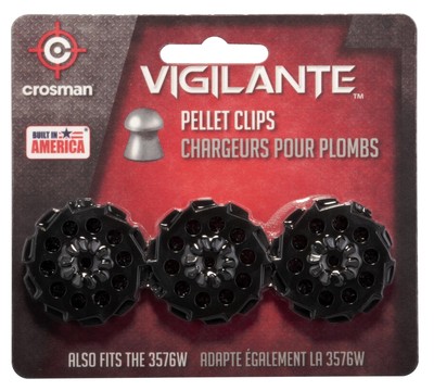 Crosman Vigilante CCP8B2 Rotary Style 10 Round Pellet Clips Pack of 3 ...