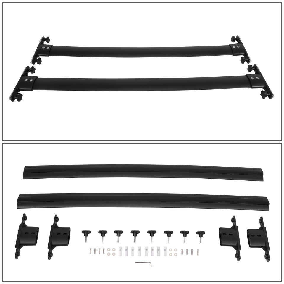 For 10-24 Toyota 4Runner Pair Aluminum Roof Rack Rail Cross Bar Cargo ...