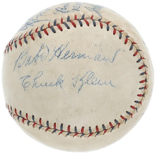 Chuck Klein 1934 Chicago Cubs Team Signed Baseball Beckett COA | eBay