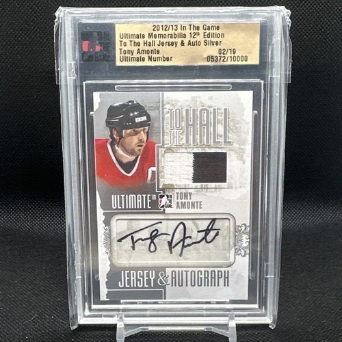 12/13 ITG ULTIMATE MEMORABILIA TONY AMONTE TO THE HALL JERSEY AUTOGRAPH ...