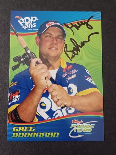 Greg Bohannan Signed FLW Pro Bass Fishing Card - Autographed - B | eBay