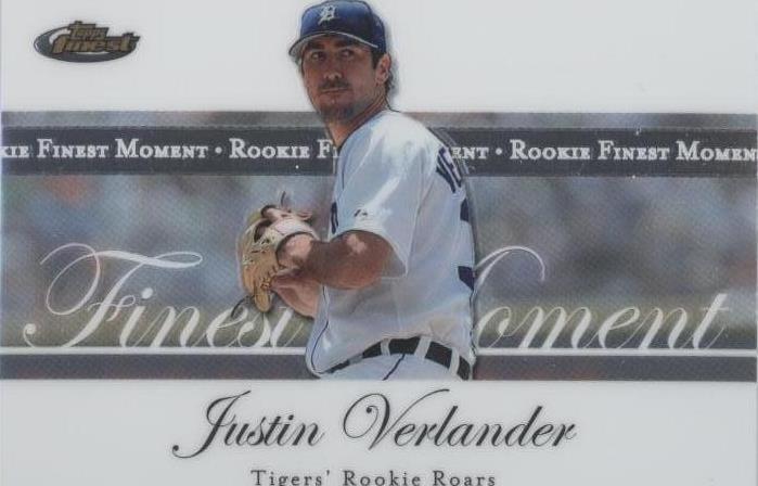 2007 Topps Finest - Rookie Finest Moments Justin Verlander #RFM-JV for ...