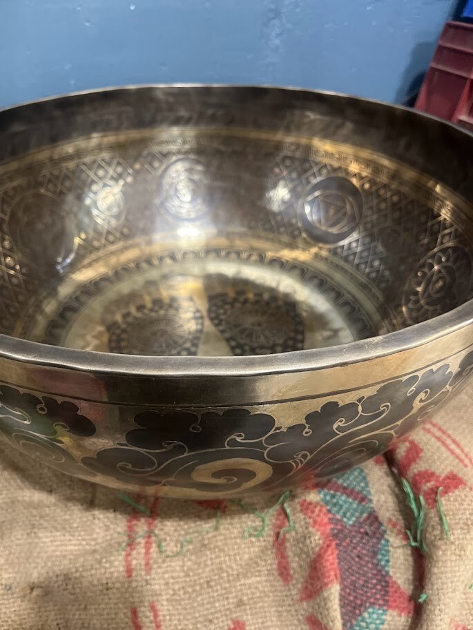 20" Gong=Extra Large Singing Bowl-Deep Long Sound Vibration Gong ...