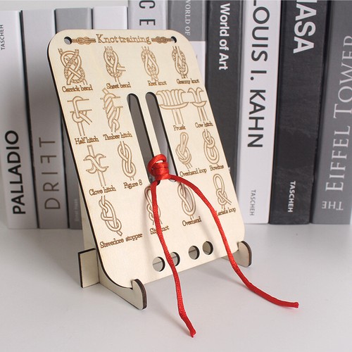 Learn Knot Training Board Beginner-Friendly Knot Tying Kit With Popular ...