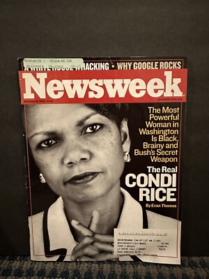 2002 December 16th Newsweek Magazine, Condoleezza Rice (MH605) | eBay