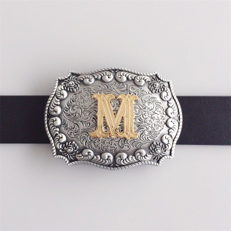 Western Initial Letter M Belt Buckle Gurtelschnalle also Stock in US | eBay