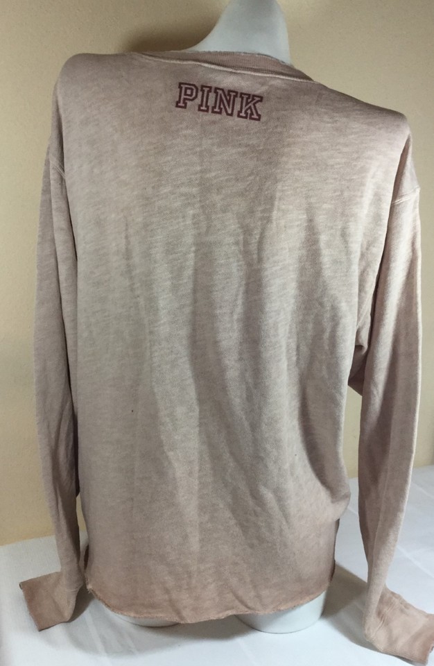 VICTORIAS SECRET PINK COLLEGIATE COLLECTION L SEMINOLES LONG SLEEVE TEE ...
