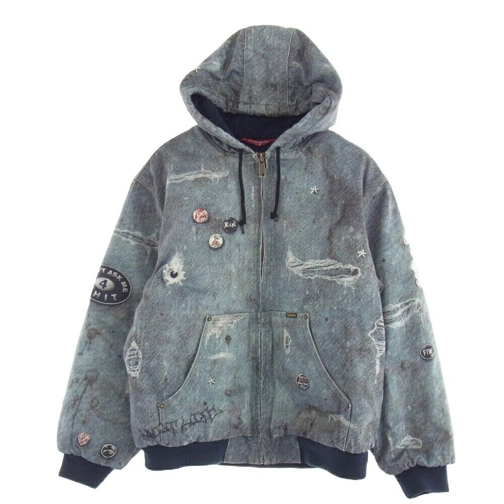 Supreme 24aw HJR Trompe L'oeil Hooded Parka Work Jacket Supreme 24aw HJR Trompe L'oeil Hooded Parka Work Jacket