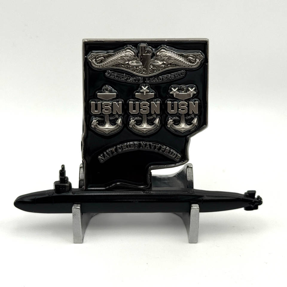 CHALLENGE COIN - USS Nevada SSBN-733 Silent Sentry Navy Submarine | eBay