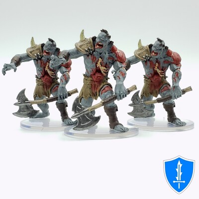 Dread Zombie Cyclops x3 - Armies of the Dead #30 Pathfinder Battles D&D ...