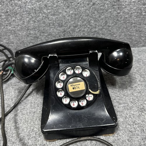 Vintage Bell Systems Western Electric Model 302 F1 Black Rotary Dial ...