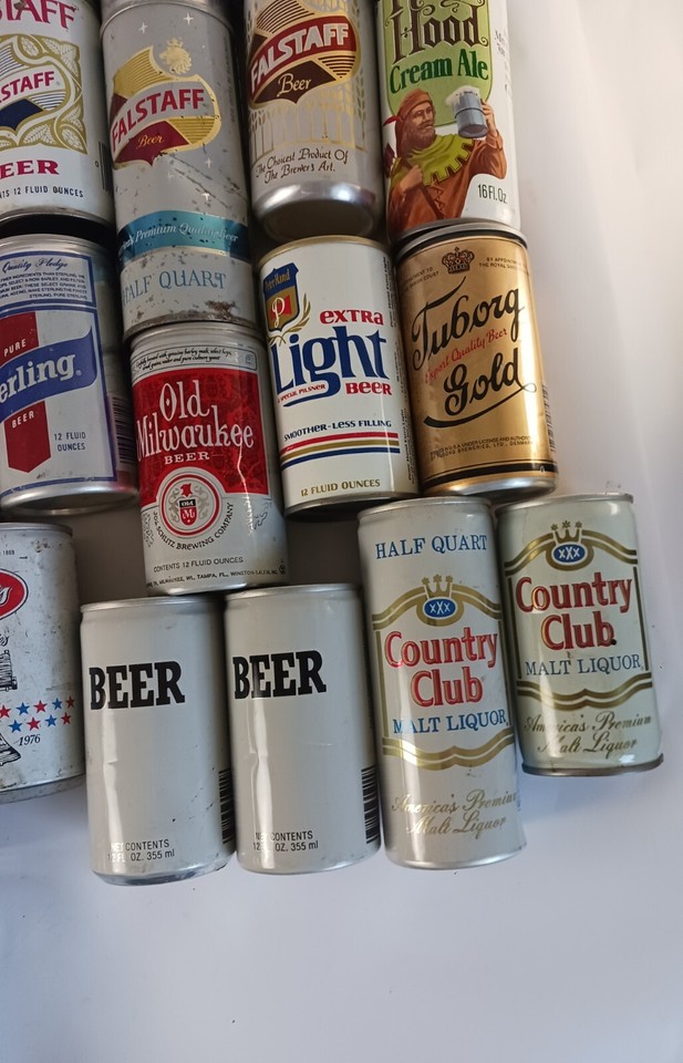 Lot Of 66 Empty Vintage Beer Cans, Variety From 70s 80s See Photos For ...