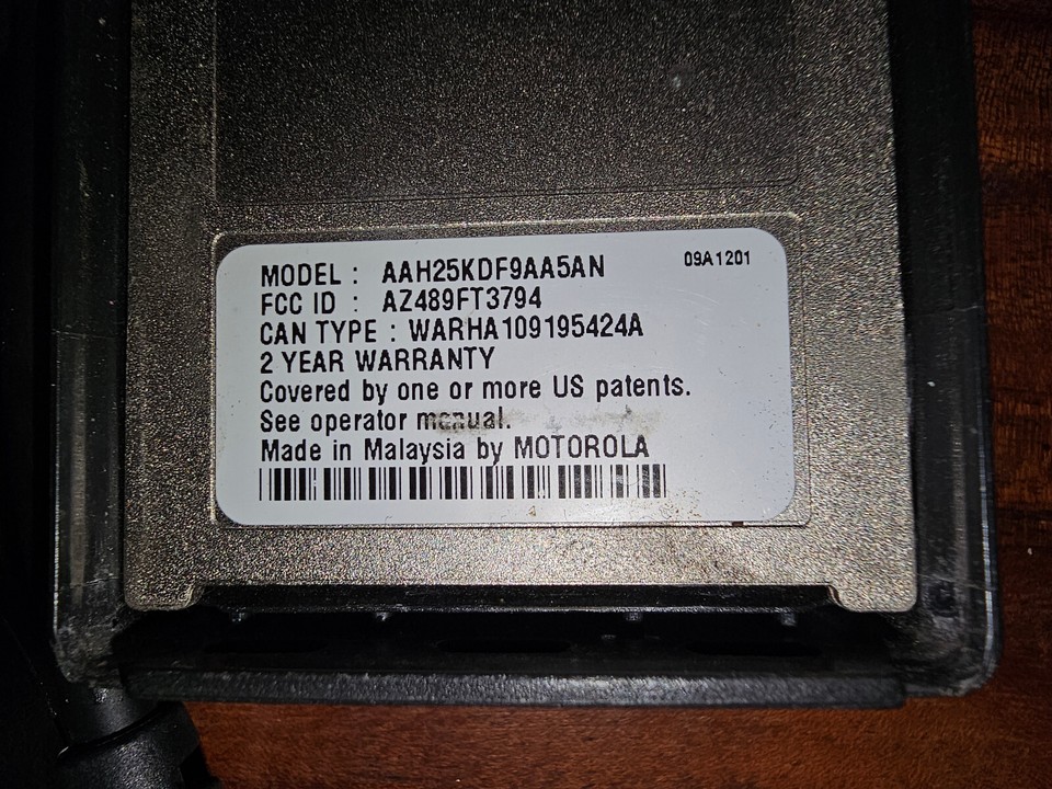 1 USED Motorola HT1250 VHF Radio 136-174 MHz 128 Channel AAH25KDF9AA5AN ...