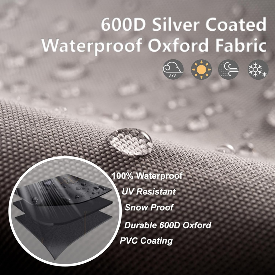 Deck Box Cover - Outdoor Storage Box Cover 150 Gallon, Heavy Duty 600D Oxford Cl | eBay