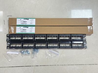 NEW QTY:2 For Mini-Com 24 Port Modular Patch Panel CPPL24WBLY | eBay