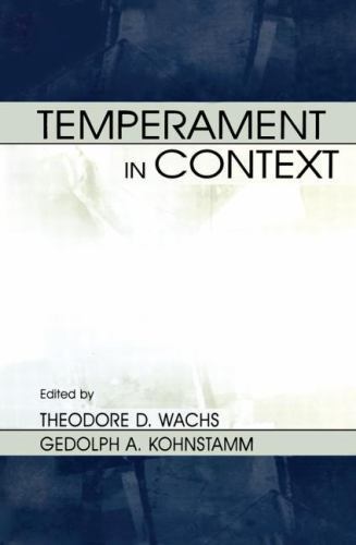 Temperament in Context by Robert R. McCrae (2013, Trade Paperback) for ...