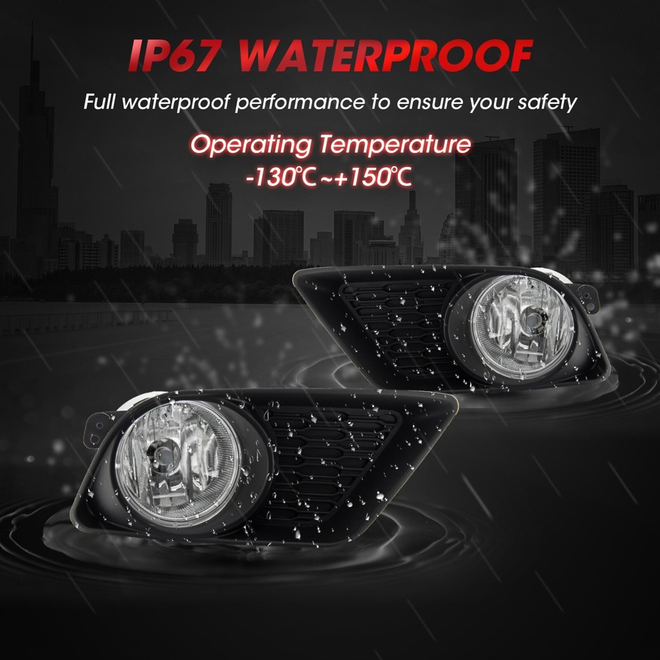 Fog Light Assembly Fit For 2011-2014 Dodge Charger With H8 12V 35W Halogen Bulbs | eBay