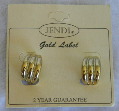 1 pair of Jendi Clip on earrings- Gold Plated J36 | eBay Australia
