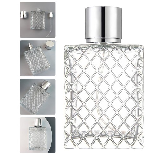 3 Pcs Glass Bottle Spray Travel Square Perfume Dispensing Bottles | eBay