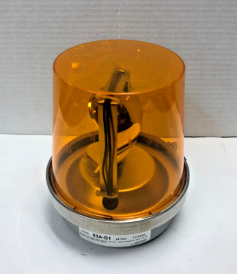 Edwards Signaling 53A-G1 Signal Light, Rotating Light, Amber | eBay