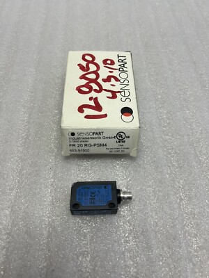 SensoPART FT 20 RH-PSM4 Diffuse Photoelectric Proximity Sensor 4 Wire ...