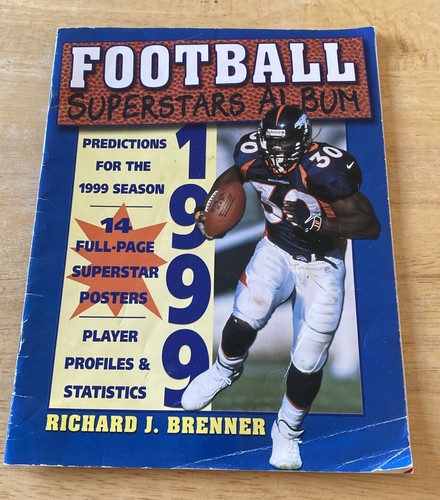1999 vintage football superstars album with 14 posters- book Richard J ...