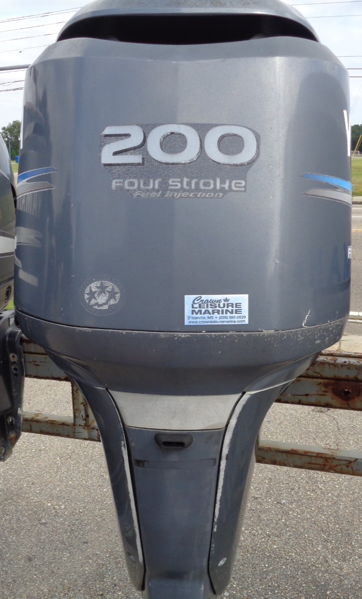 USED 2009 YAMAHA 200 HP F200 25" 4-STROKE OUTBOARD BOAT MOTOR ENGINE | eBay