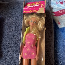 Vintage Ruffle Fun Barbie Doll Blonde #12433 Mattel 1994 Rare for sale ...