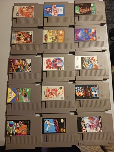 Nintendo NES Game Cartridge Lot - All Tested | eBay