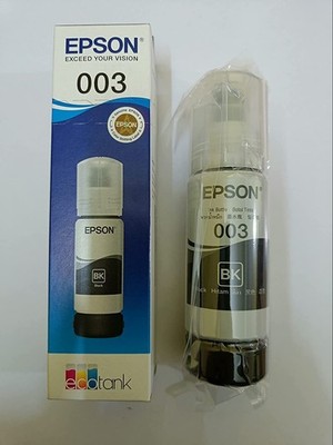 [US] NEW ORIGINAL EPSON 003 BLACK Genuine Ink Bottle (C13T00V100) L1110 ...