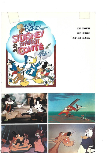 SI DISNEY M'ETAIT CONTE/ 1973 / DOSSIER DE PRESSE/ WALT DISNEY ...