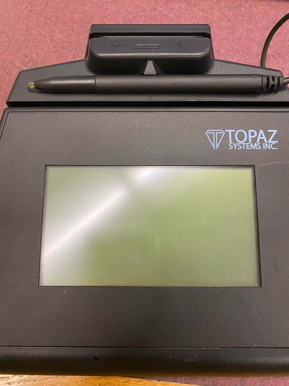 Topaz SignatureGem LCD 4x3 - signature terminal TM-LBK755-B-R ...