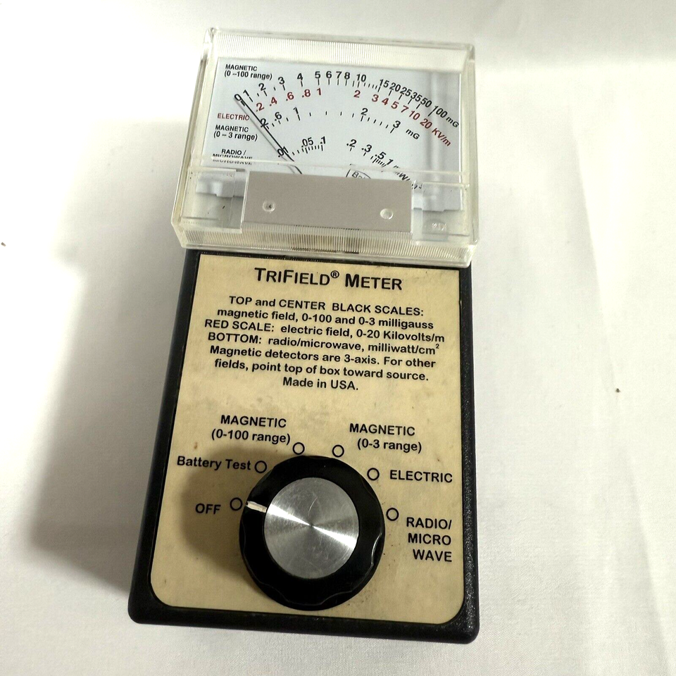 Trifield EMF Meter 100XE Magnetic Electric Radio RF Paranormal Hunting ...
