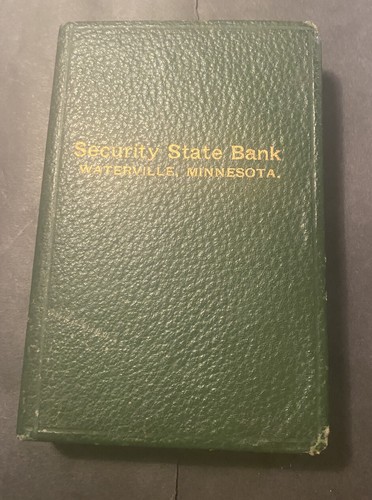 VTG SECURITY STATE BANK BOOK OF THRIFT FOR SAVINGS , BANKERS UTILITIES ...