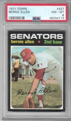 1971 Topps Baseball Bernie Allen #427 Graded PSA 8 | eBay