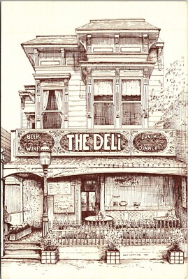 SAN FRANCISCO The Deli Artist Rendering 1980 Union St POSTCARD CON-2 | eBay