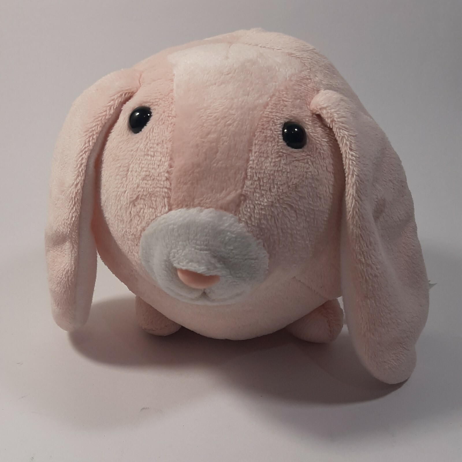 Goof Ballz Pink Bunny Rabbit Round Roll 6" Small Plushy Super Soft for ...