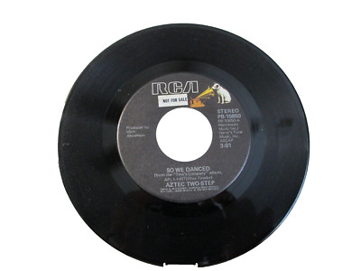45 RECORD - AZTEC TWO STEP - SO WE DANCED | eBay