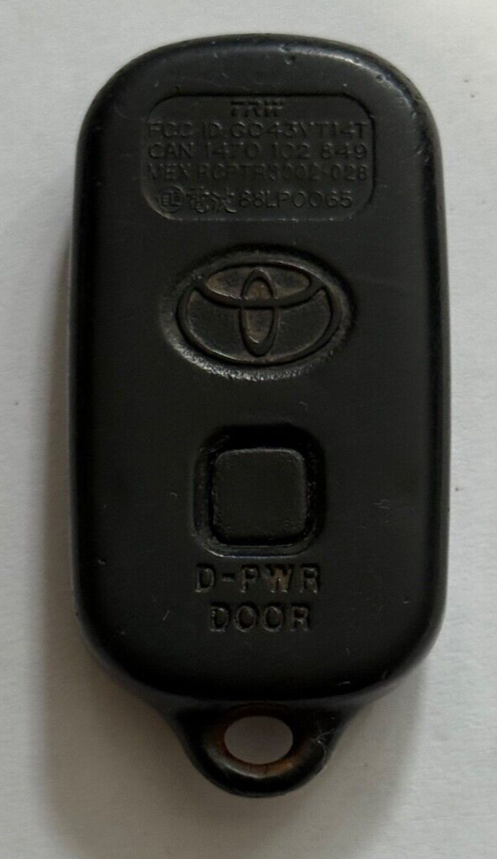 Toyota Sienna 98’-03’ Keyless Entry Remote Keyfob 4B PWR Door OEM ...