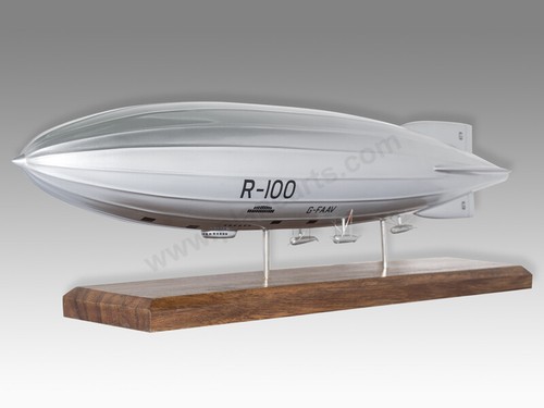 R-100 R100 Airship Solid Kiln Dried Mahogany Wood Handmade Desktop ...