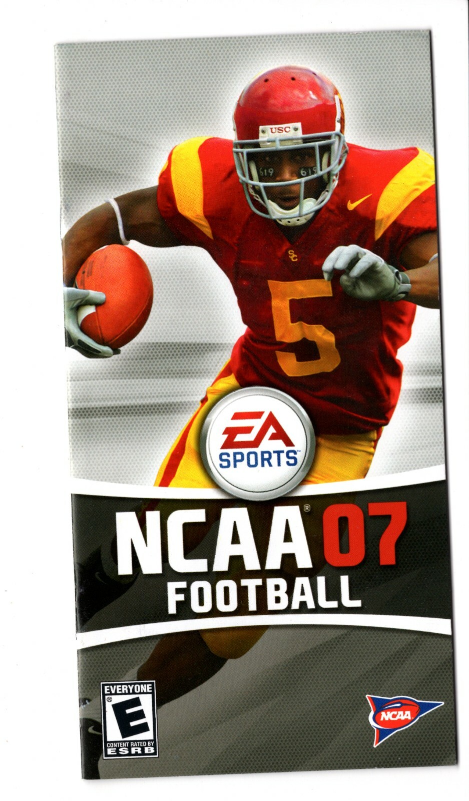 NCAA Football 07 PSP MANUAL ONLY Insert Booklet Authentic | eBay