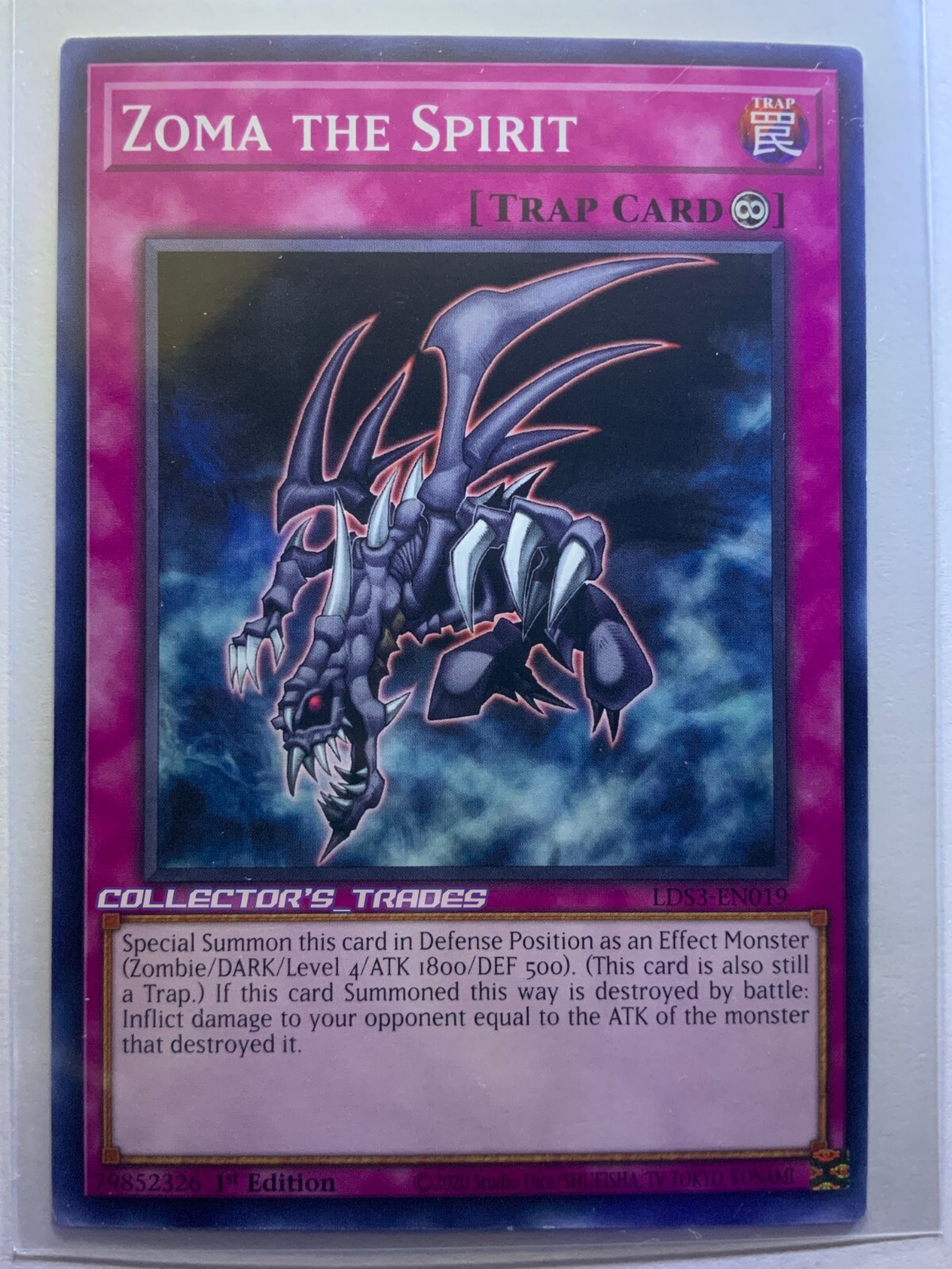 "Zoma the Spirit" LDS3-EN019 (C) Yu-Gi-Oh! Legendary Duelists: Season 3 ...
