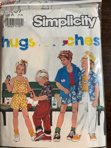 Simplicity 7197 Vintage 90's Hugs & Stitches Top,Overskirt,Pants ...