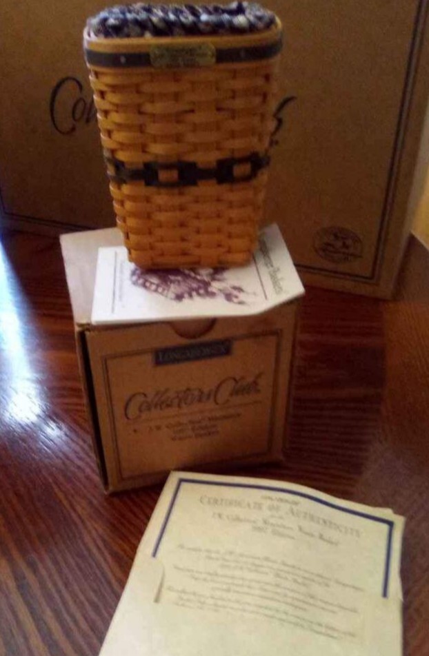 Lot Of 8 Fine Baskets from LONGABERGER Collector 1994-2003 +BONUS ...